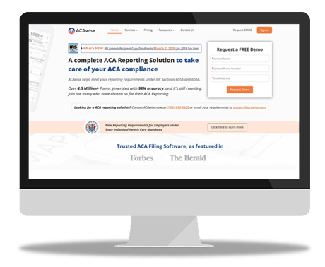 ACA Reporting Service | Form 1095-B/C E-filing Solution